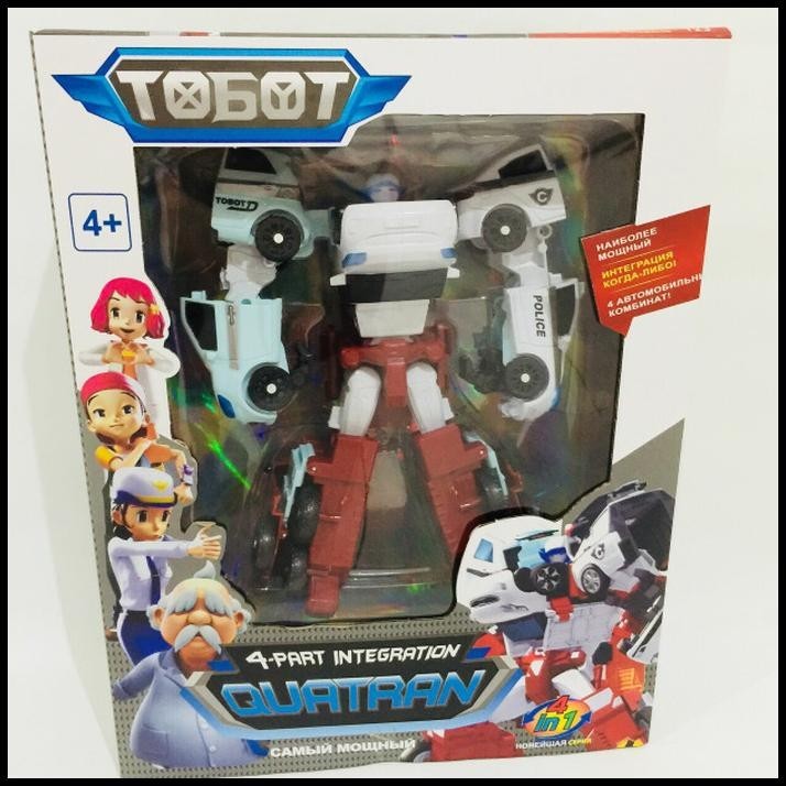 Jual BEST DEAL MAINAN TOBOT QUATRAN C D R W ( PUTIH ) | Shopee Indonesia