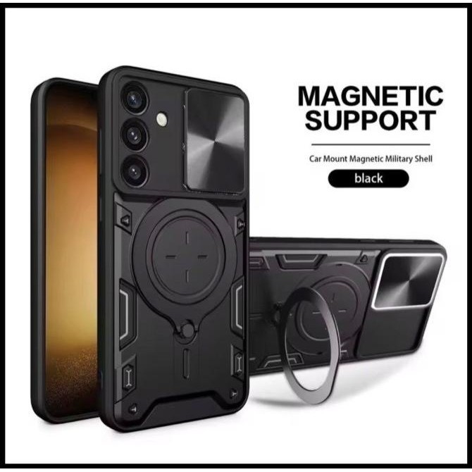 Jual Samsung Galaxy M14 5G 4G Pattern Armor Ring Magnetic Hard Case ...