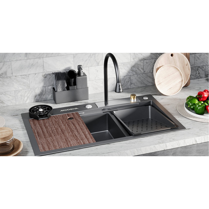 Jual Modena Ks3190Htgm Sink Gunmetal / Ks 3190 Htgm Bak Cuci Piring ...