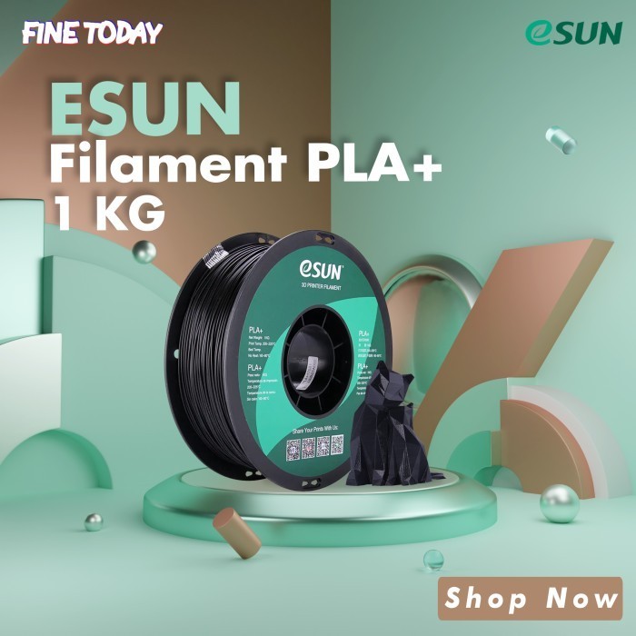 Jual Esun 3D Printer Filament Pla+ 1.75Mm 1Kg Original | Shopee Indonesia