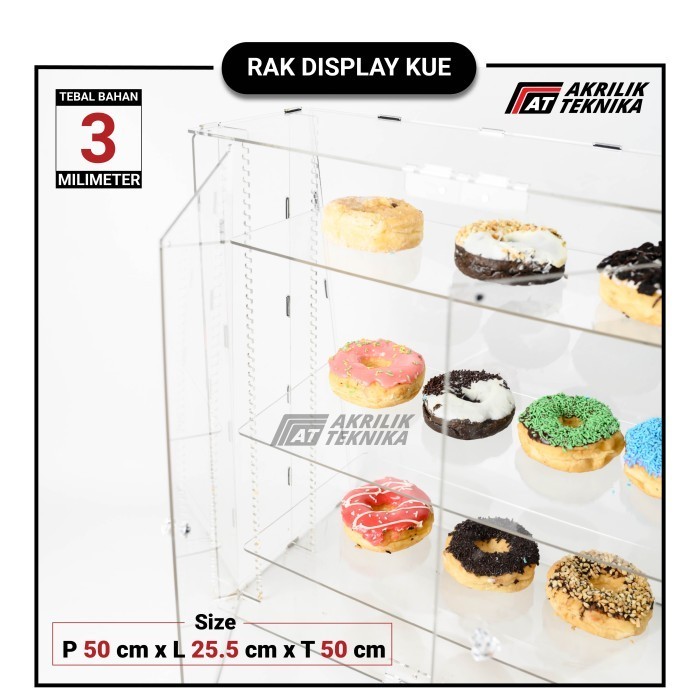 Jual Etalase / Display Kue / Roti / Makanan Akrilik / Acrylic Toko ...