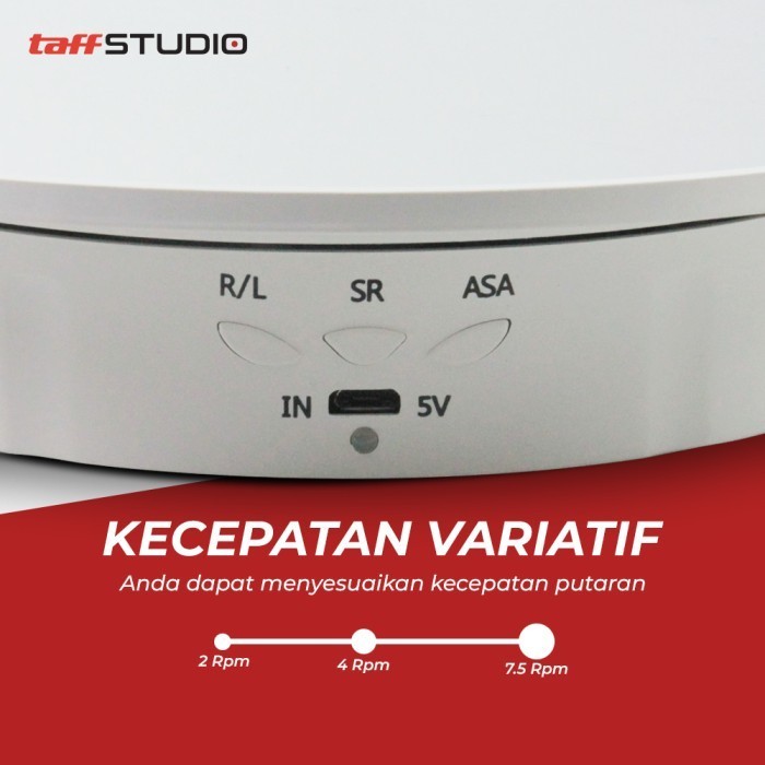 Jual Stand Display Putar Meja Alas Putar Fotografi Rotating Display ...