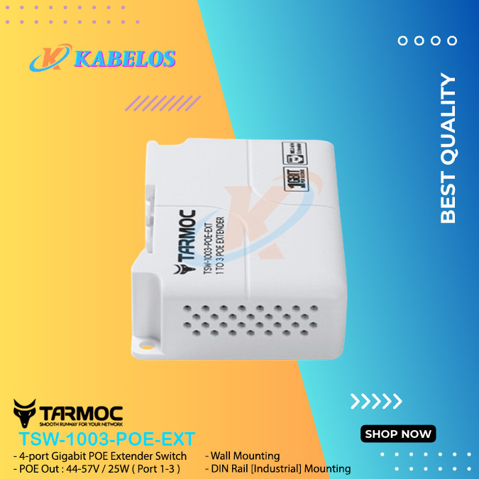 Jual Tarmoc Ieee802.3Af/At 25W Poe Extender Switch 10/100 & Gigabit 1 ...