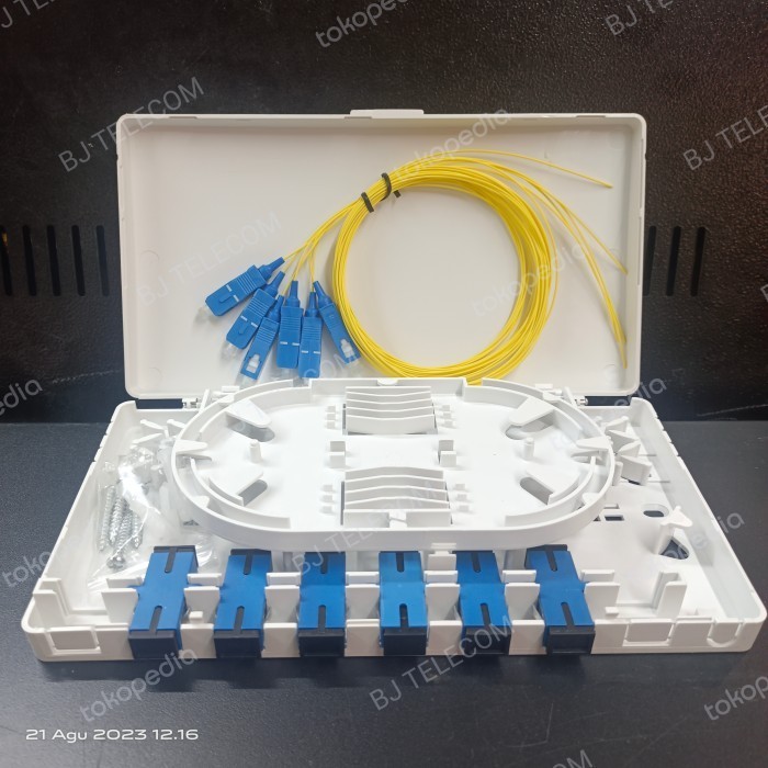 Jual Roset Fo 6 Core Sc/ Odf Mini 6 Core Sc Otb Wall 6 Core Sc Lengkap ...