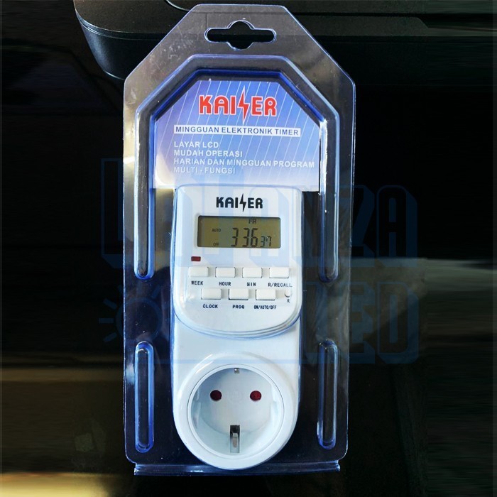 Jual Populer Kaiser Stop Kontak Timer Digital Original Ksr-K28 Pemutus ...