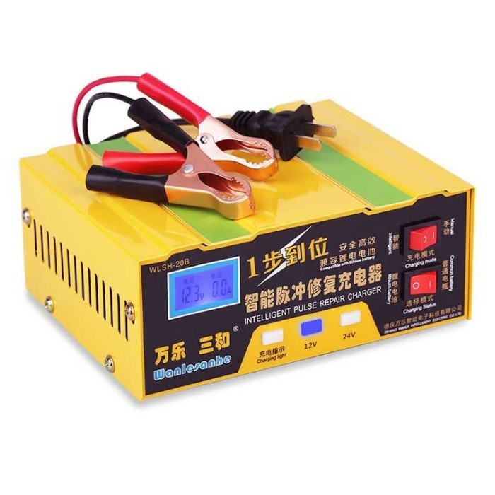 Jual Charger Aki 12 - 24 Volt 10 Ampere Fast Charger Batteray Accu 10A ...