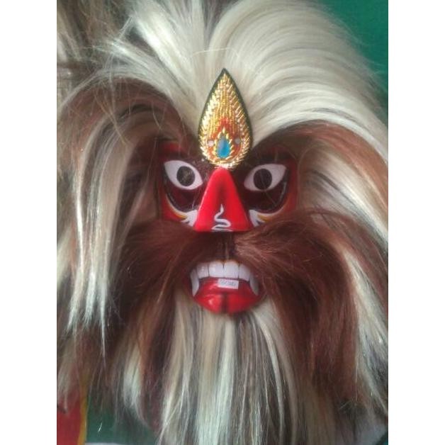Jual Topeng Bujang Ganong Ganongan High Quality Bulu Sintetis Telaris ...