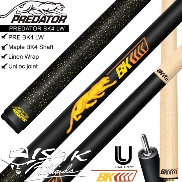 Jual ONLY SHAFT PREDATOR BK4LW BREAK CUE - BILLIARD STICK BILIAR UNILOC ...