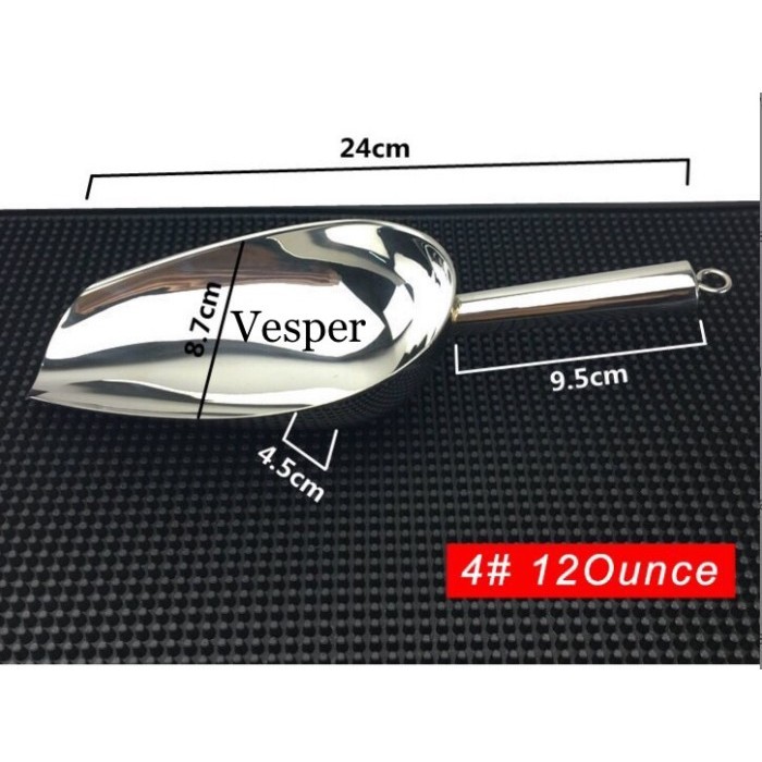 Jual Ice Scoop Stainless / Sekop Es Batu Stainless / Ice Cube Shovel ...