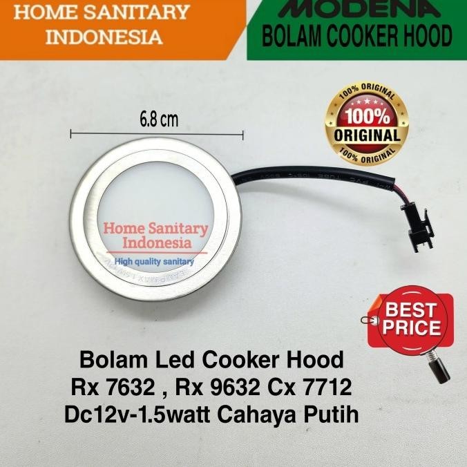 Jual Lampu Led L09 MODENA Rx 7632, rx 9632 Bolam Cooker Hood Original ...