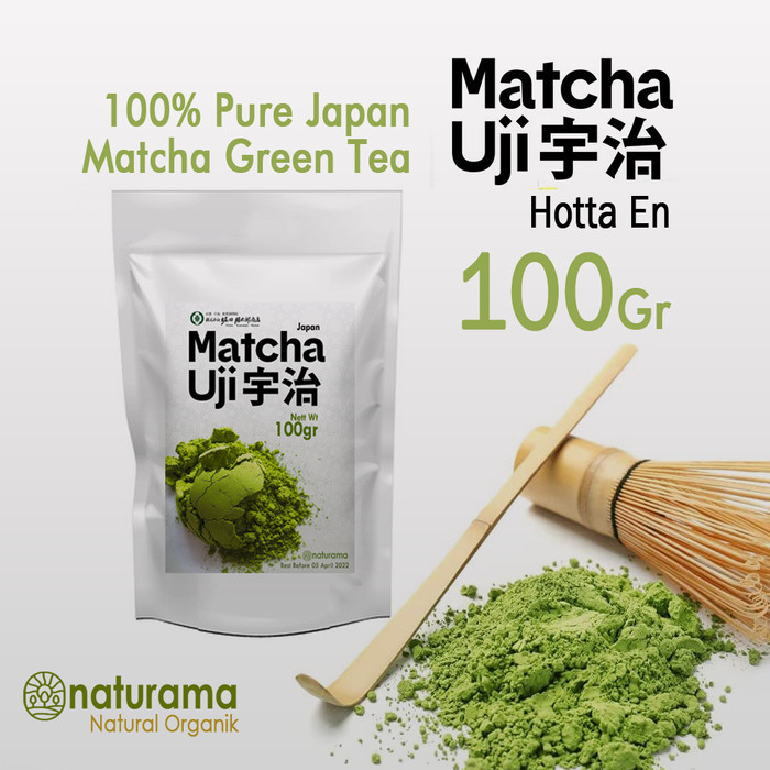Jual Pure Matcha Uji 100 Gram Hotta En Bubuk Matcha Murni Japan ...