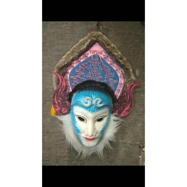 Jual Topeng Kera Putih Hanoman - Monyet - Mainan Anak Tradisional Murah ...