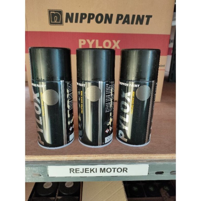 Jual Cat Pylox 1751 Charcoal Metallic Cat Semprot 300 Cc Nippon Paint Murah | Shopee Indonesia