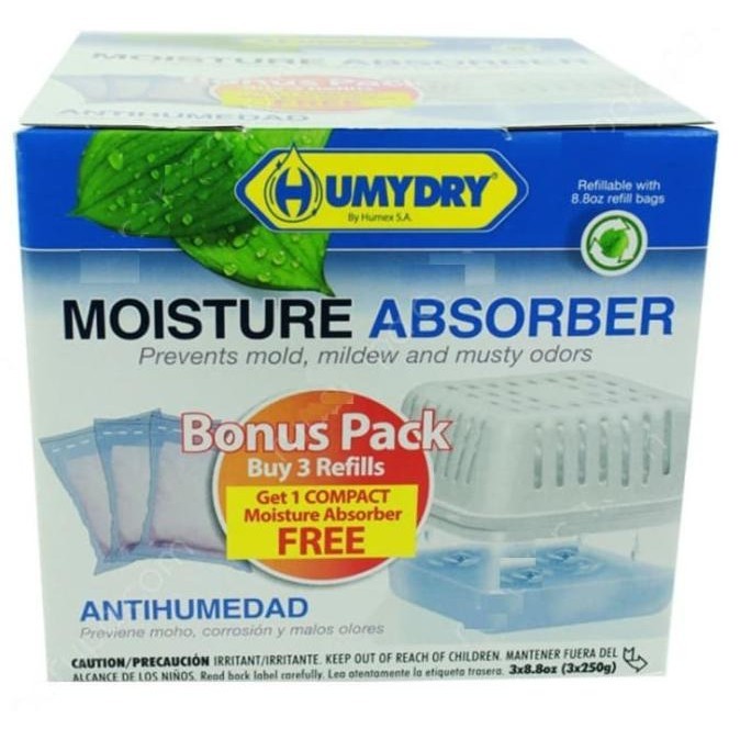Jual Penyerap Lembab Refill | HumyDry Moisture Absorber Compact 4x250 ...