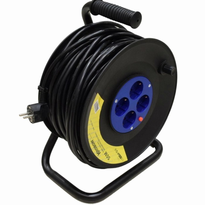 Jual Paling Laris Krisbow Kabel Roll 50 Mtr / Cable Reel. 50 Meter ...