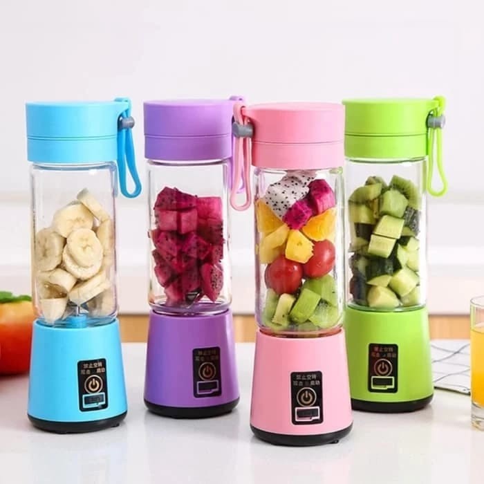 Jual Blender Jus 380ml | Juice Portable / Blander Jus Mini | Shopee ...