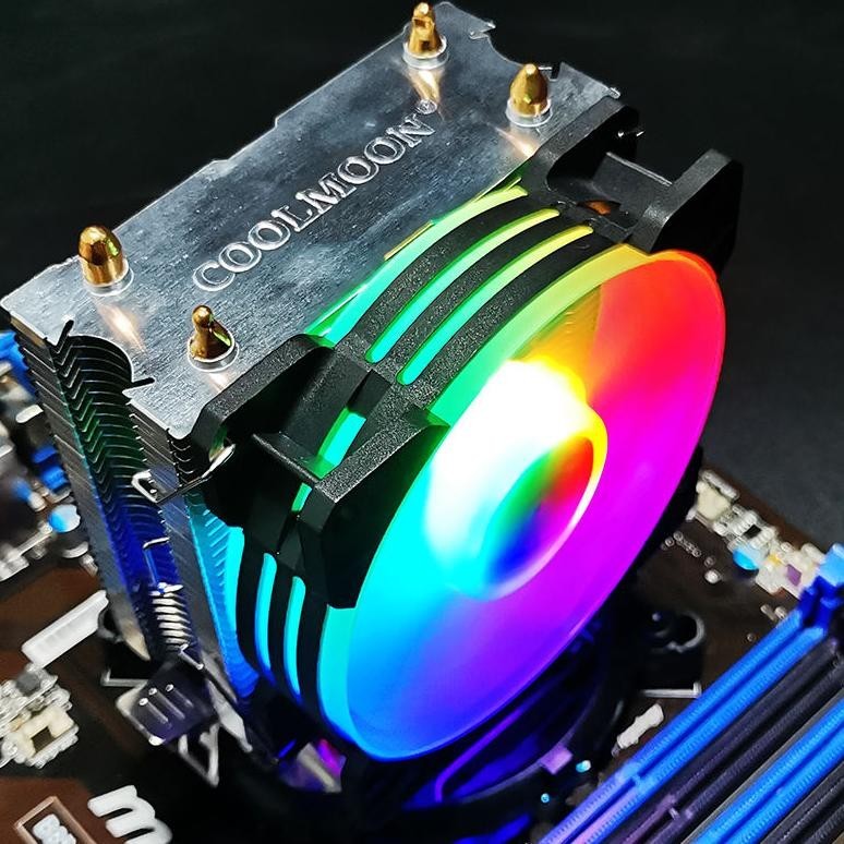 Jual Aw89 COOLMOON FAN CPU COOLER FROST P2 INTEL & AMD Murah | Shopee ...
