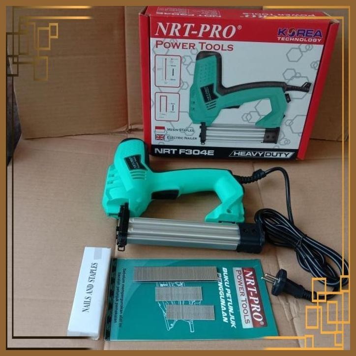 Jual [STT] ALAT TEMBAK PAKU LISTRIK | ELECTRIC AIR NAILER F304E NRT-PRO | Shopee Indonesia