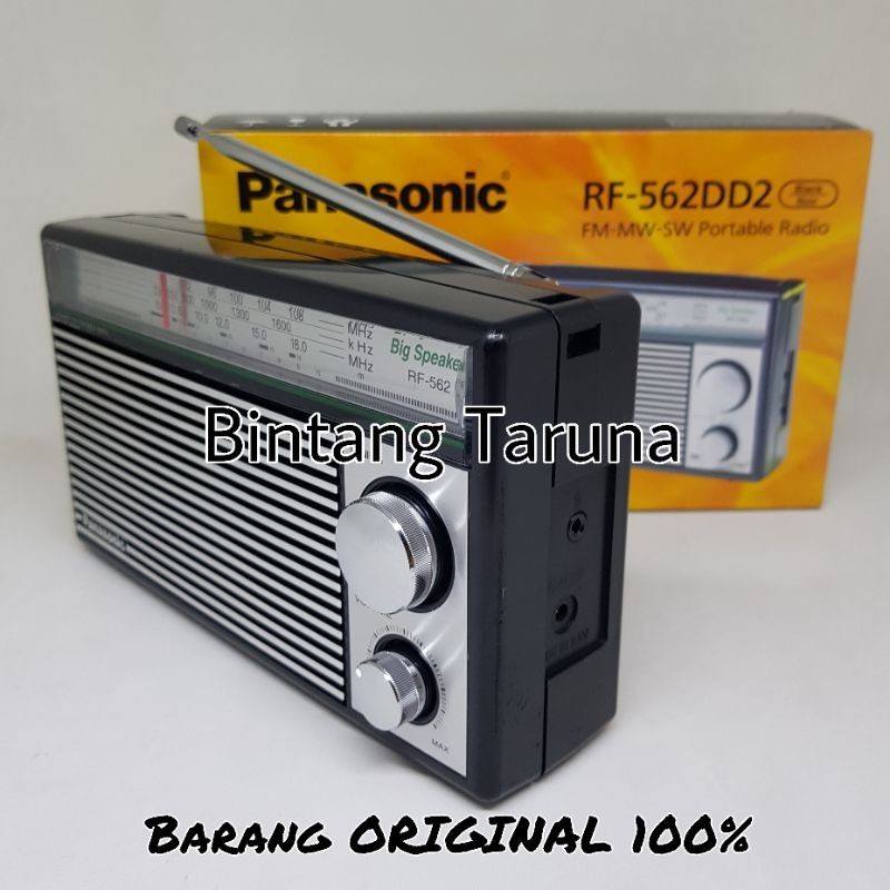 Jual Radio Panasonic RF-562 Radio 3 band Panasonic RF-562DD2 Radio Portabel Panasonic RF562DD2 ...