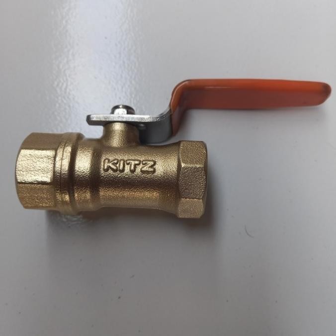 Jual Ball Valve Kitz Kuningan 1/2 inch 100% (bekas original) | Shopee Indonesia