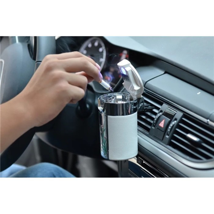 Jual Asbak Mobil LED Solar System Ashtray Luxury Solar System Premium ...