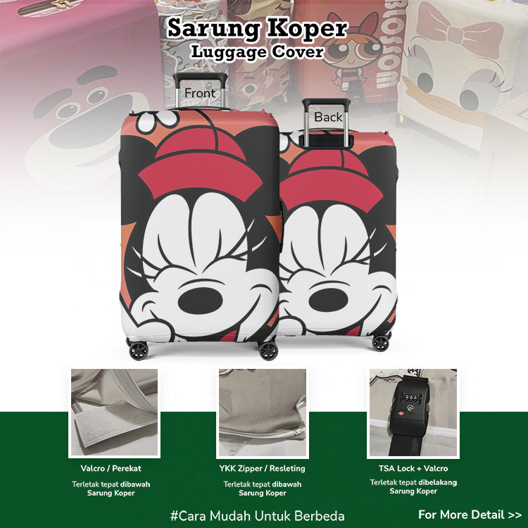 Jual Disney Minnie Mouse 03 - Sarung Koper / Luggage Cover | Shopee ...