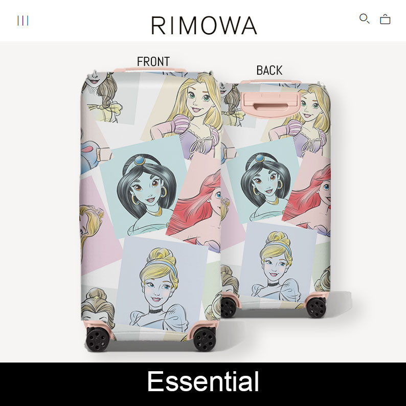 Jual Disney Princess 002 Luggage Cover RIMOWA Essential / Sarung Koper ...