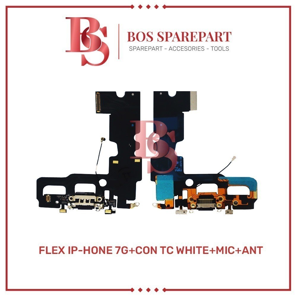 Jual FLEXIBEL IPHONE 7G + CONNECTOR CHARGER + MIC + ANT | Shopee Indonesia