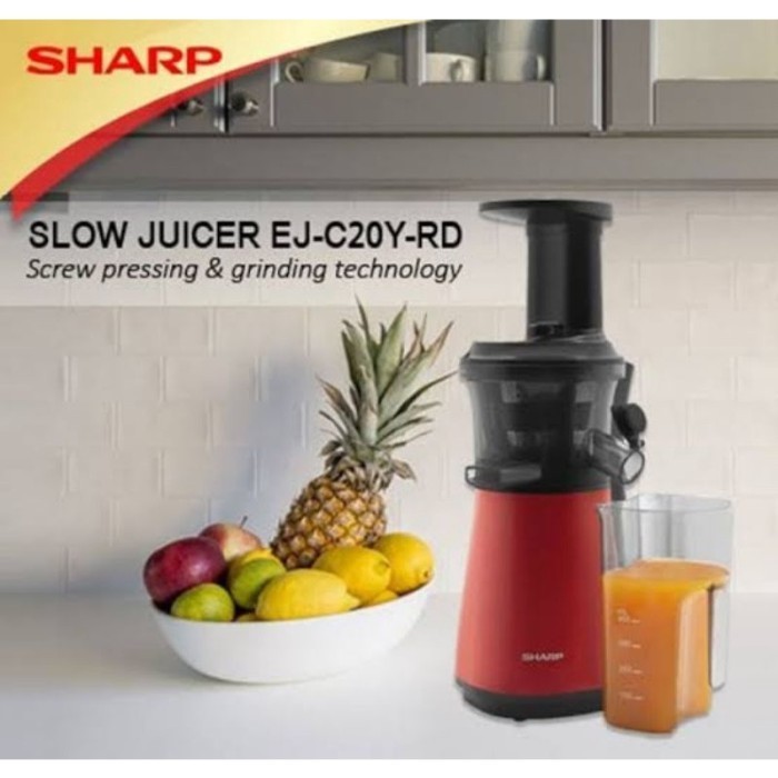 Jual Sharp Slow Juicer EJ-C20Y-RD - Merah | Shopee Indonesia