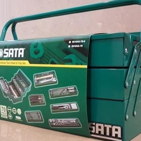 Jual New Sata 95104A-70 6Pt Cantilever Alat Pertukangan Tool Box Kit ...