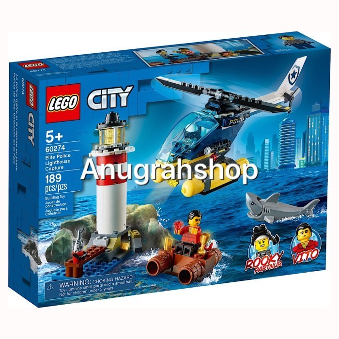 Jual LEGO 60274 CITY Elite Police Lighthouse Capture - Blocktopia ...