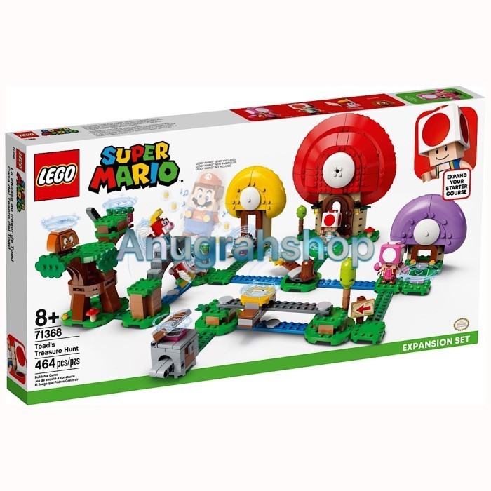 Jual LEGO 71368 SUPER MARIO Toads Treasure Hunt - Blocktopia | Shopee ...