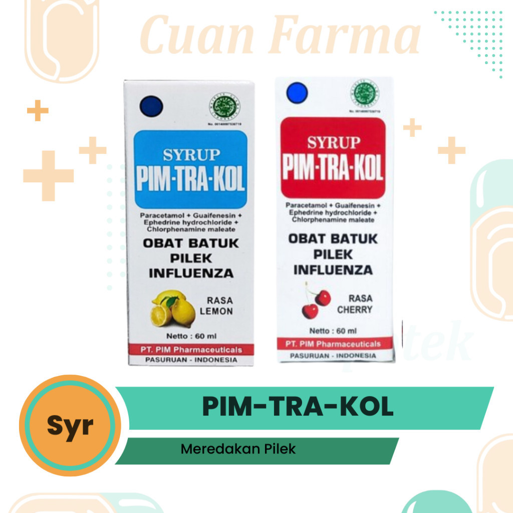 Jual PIM-TRA-KOL SIRUP 60ML | Shopee Indonesia