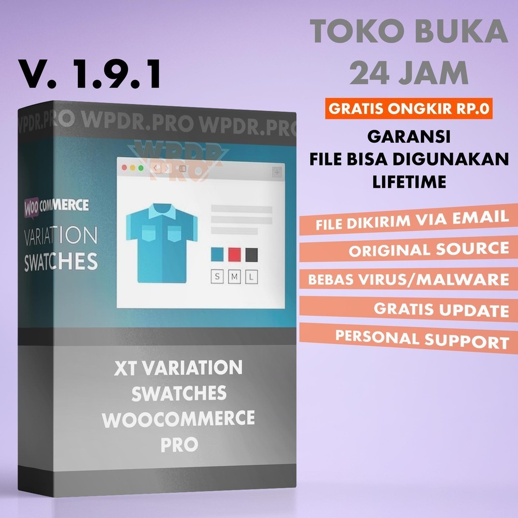 Jual Xt Variation Swatches For Woocommerce Pro 1 9 1 Shopee Indonesia