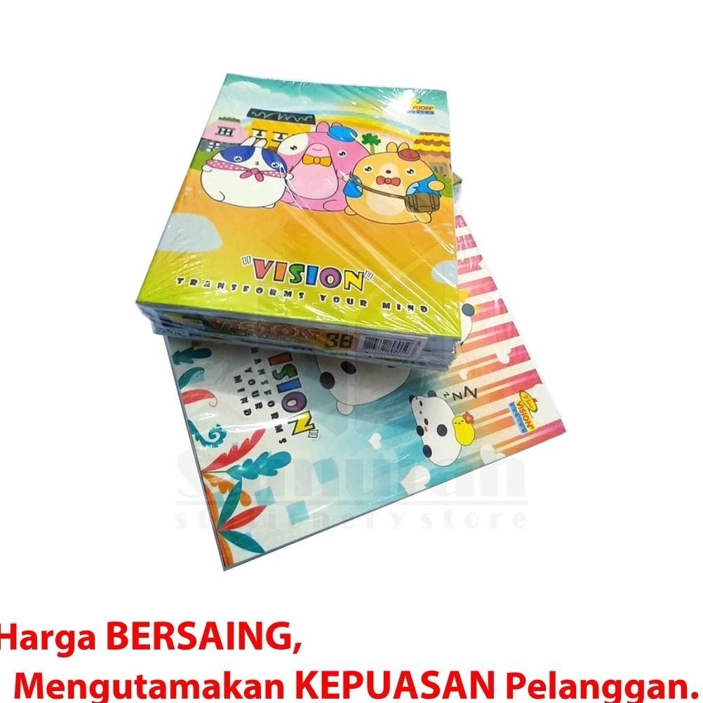Jual BUKU TULIS SEKOLAH VISION 38 LEMBAR / BUKU UKURAN QUARTO 38LBR ...