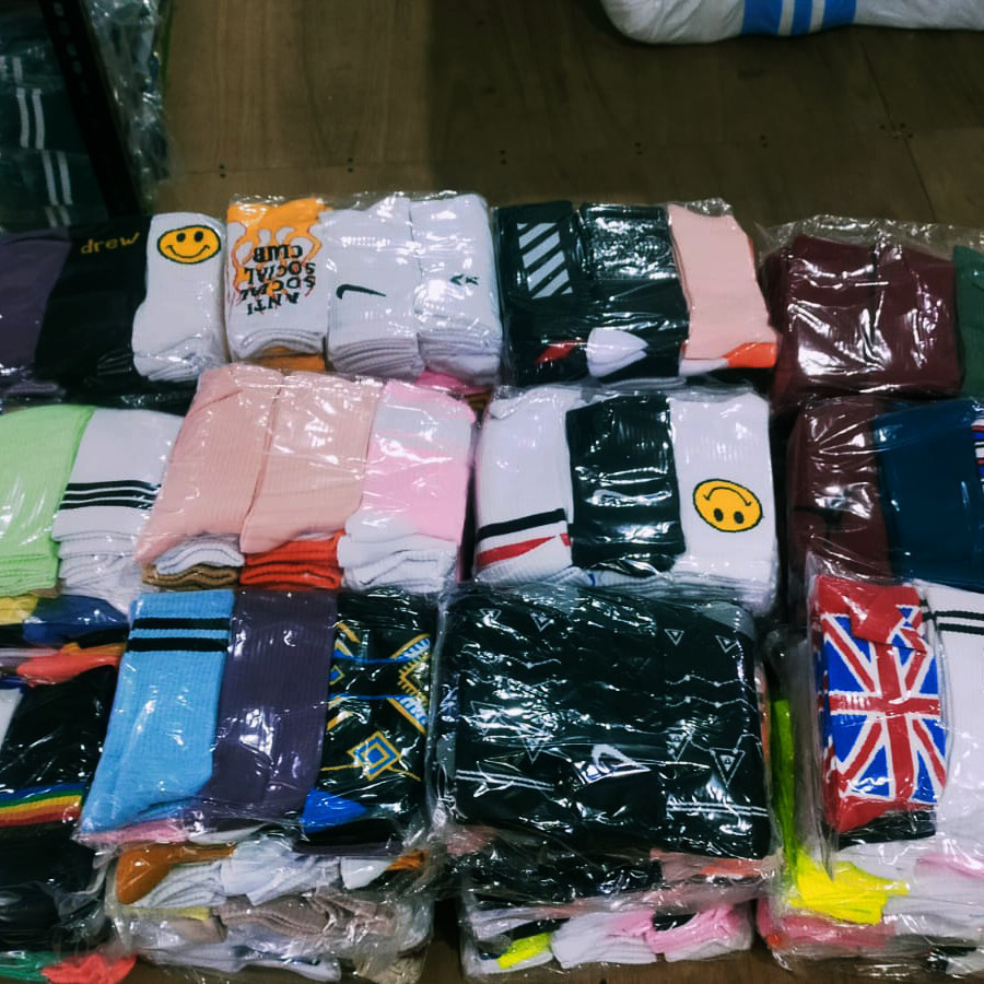 Jual Barang reject/BS kaos kaki/product reject morph.apparel (Harga 12 ...
