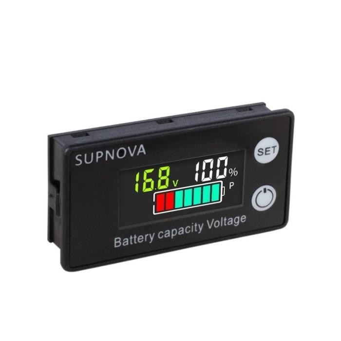 Jual Supnova Battery Capacity Voltage Indicator Display 12V-100V ...