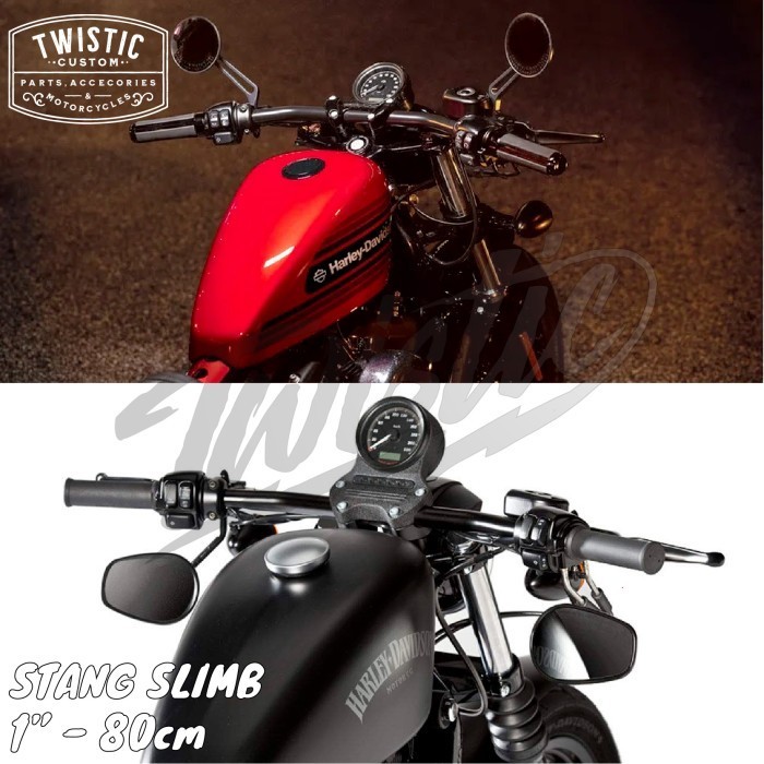 Jual Stang Motor Slimb Drag Bar Sportster Benelli Keeway Honda Rebel ...