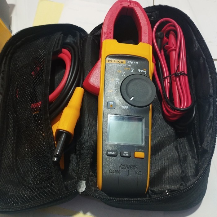 Jual Fluke 376 FC True-rms AC/DC Clamp Meter with iFlex Original K01 | Shopee Indonesia