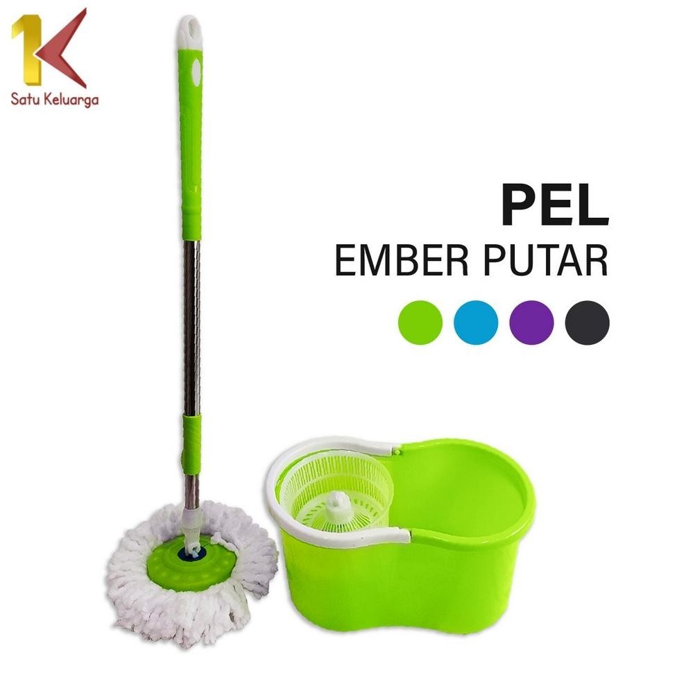 Jual Dg-4 Satu Keluarga Alat Pel Lantai Dengan Ember C526 Kain Pel Spin Mop Alat Pembersih ...