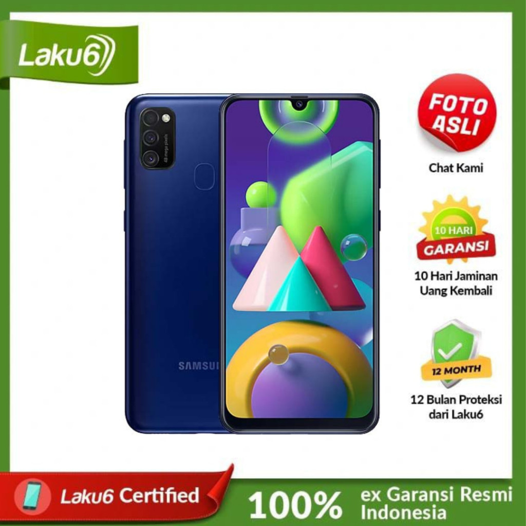 Jual Samsung Galaxy M21 4GB/64GB Bekas Resmi Indo | Shopee Indonesia