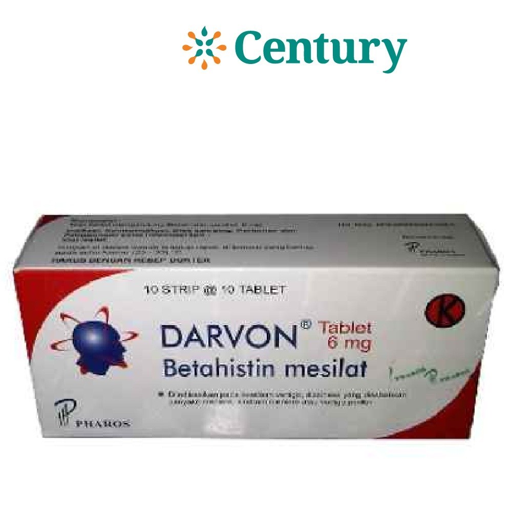 Jual DARVON 6 MG 1 STRIP ISI 10 TABLET/VERTIGO/PUSING/SAKIT KEPALA ...