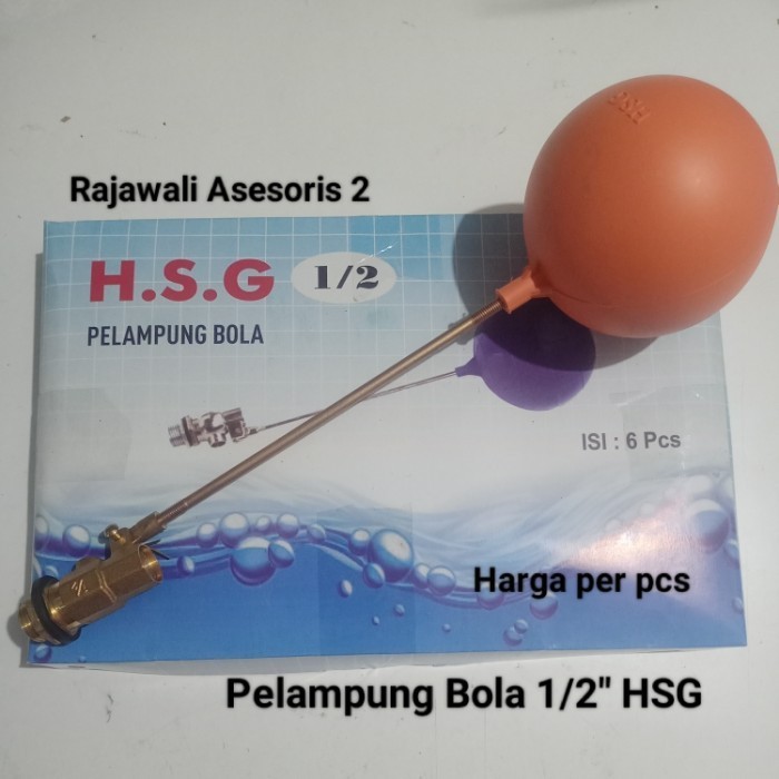 Jual Pelampung Bola / Pelampung Air / Floating Valve Kuningan 1 /2 Inch ...