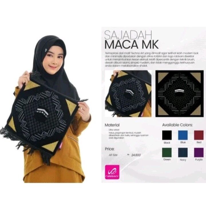 Jual Rabbani Sajadah Kepala Sajadah Maca Mk | Shopee Indonesia
