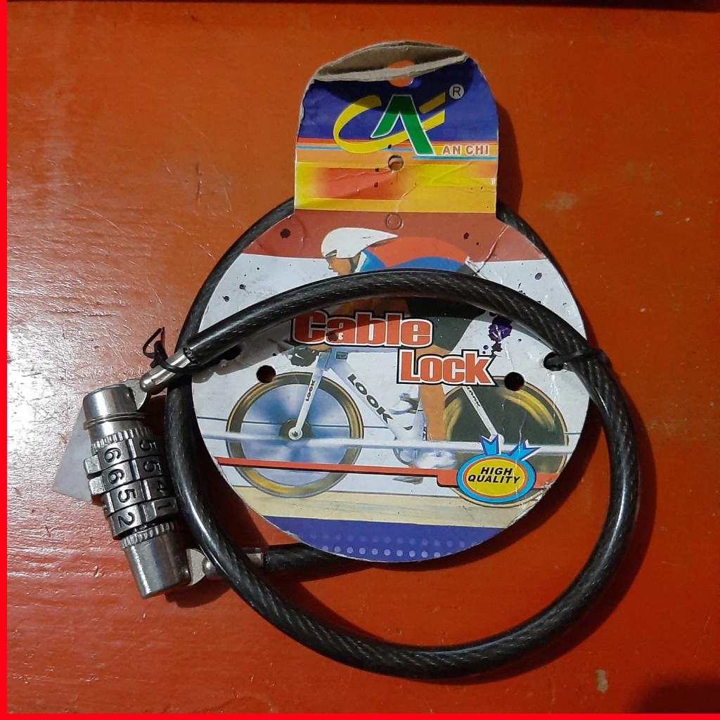 Jual Tali Pengaman Motor Dan Sepeda Kabel Lock Anti Maling Model Pin ...