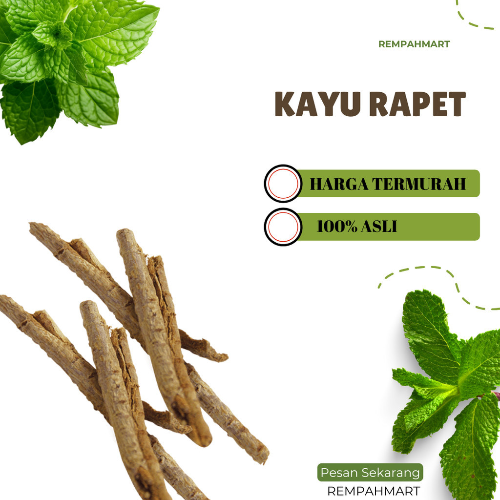 Jual Rempah Kayu Rapet Premium Isi 50g / Kayu Rapet Kering | Shopee ...