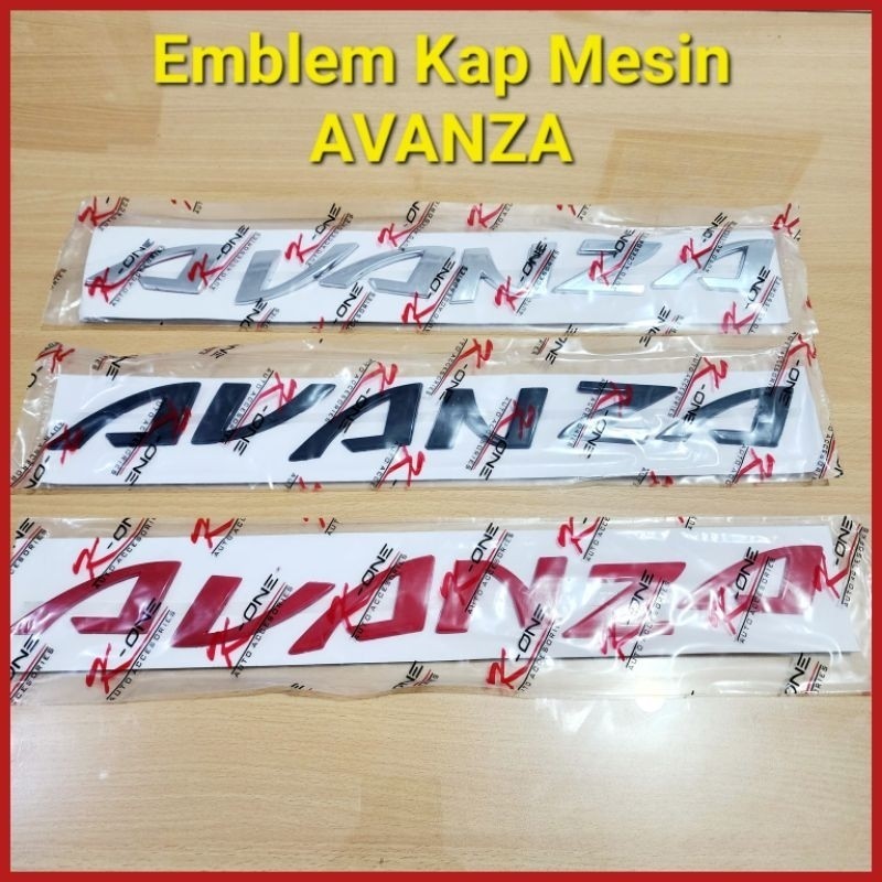 Jual emblem kap mesin avanza logo kap mesin avanza premium | Shopee ...