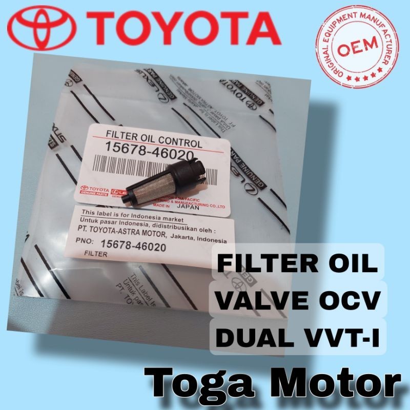 Jual filter oil ocv valve dual vvti grand avanza xenia veloz innova ...