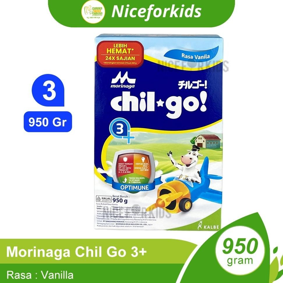 Jual SPECIAL Susu Morinaga Chil Go Powder 1+ dan 3+ 950gr Susu Bubuk Formula Pertumbuhan Anak ...