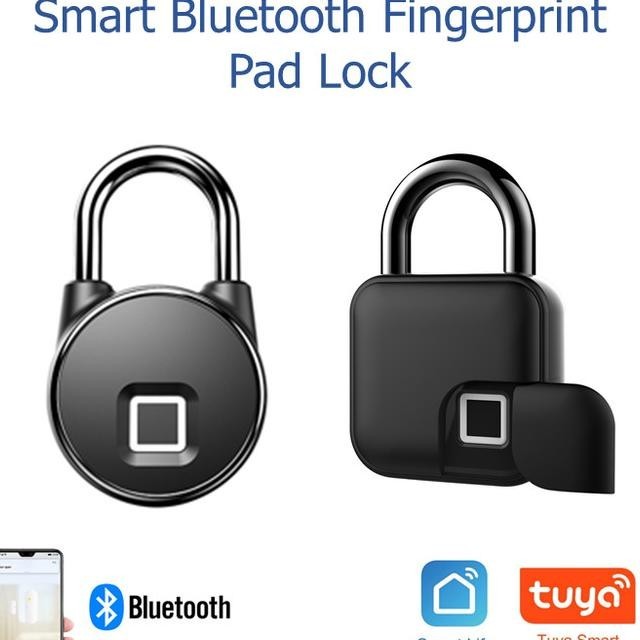 Jual Smart Bluetooth Fingerprint Pad Lock Tuya - Smartlife | Shopee ...